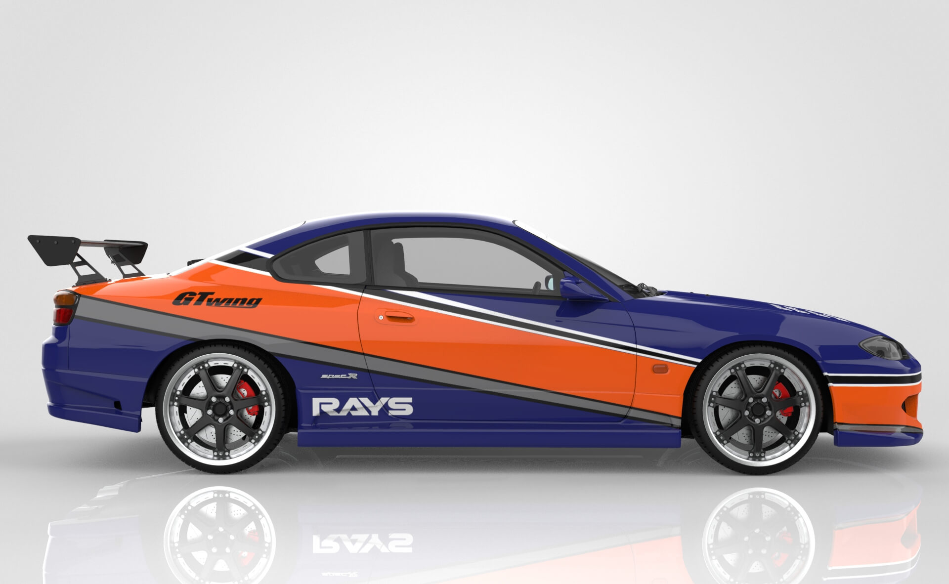 Nissan Silvia S15 Tokyo Drift - 3D Model by Carmodels3D