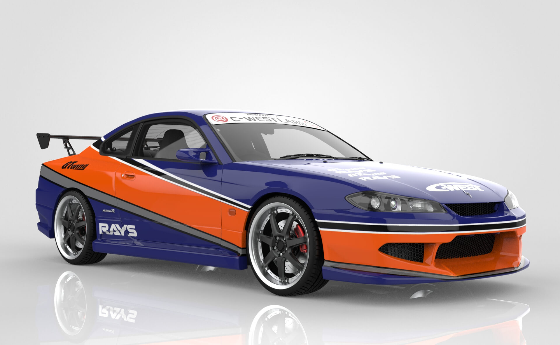 Nissan Silvia S15 Tokyo Drift - 3D Model by Carmodels3D