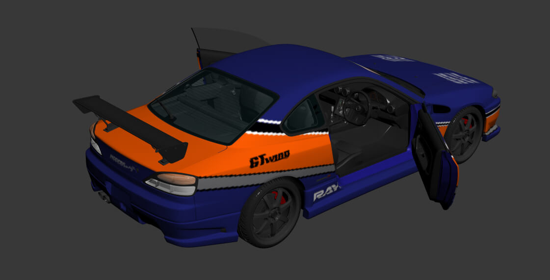 Nissan Silvia S15 Tokyo Drift - 3D Model by Carmodels3D