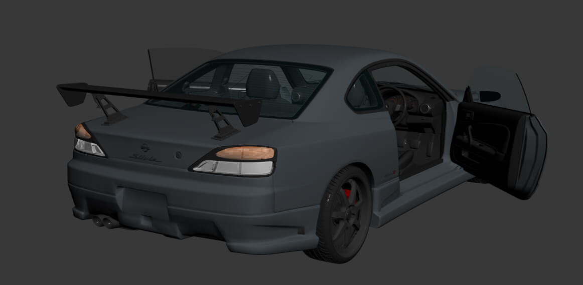 Nissan Silvia S15 - 3D Model by Carmodels3D