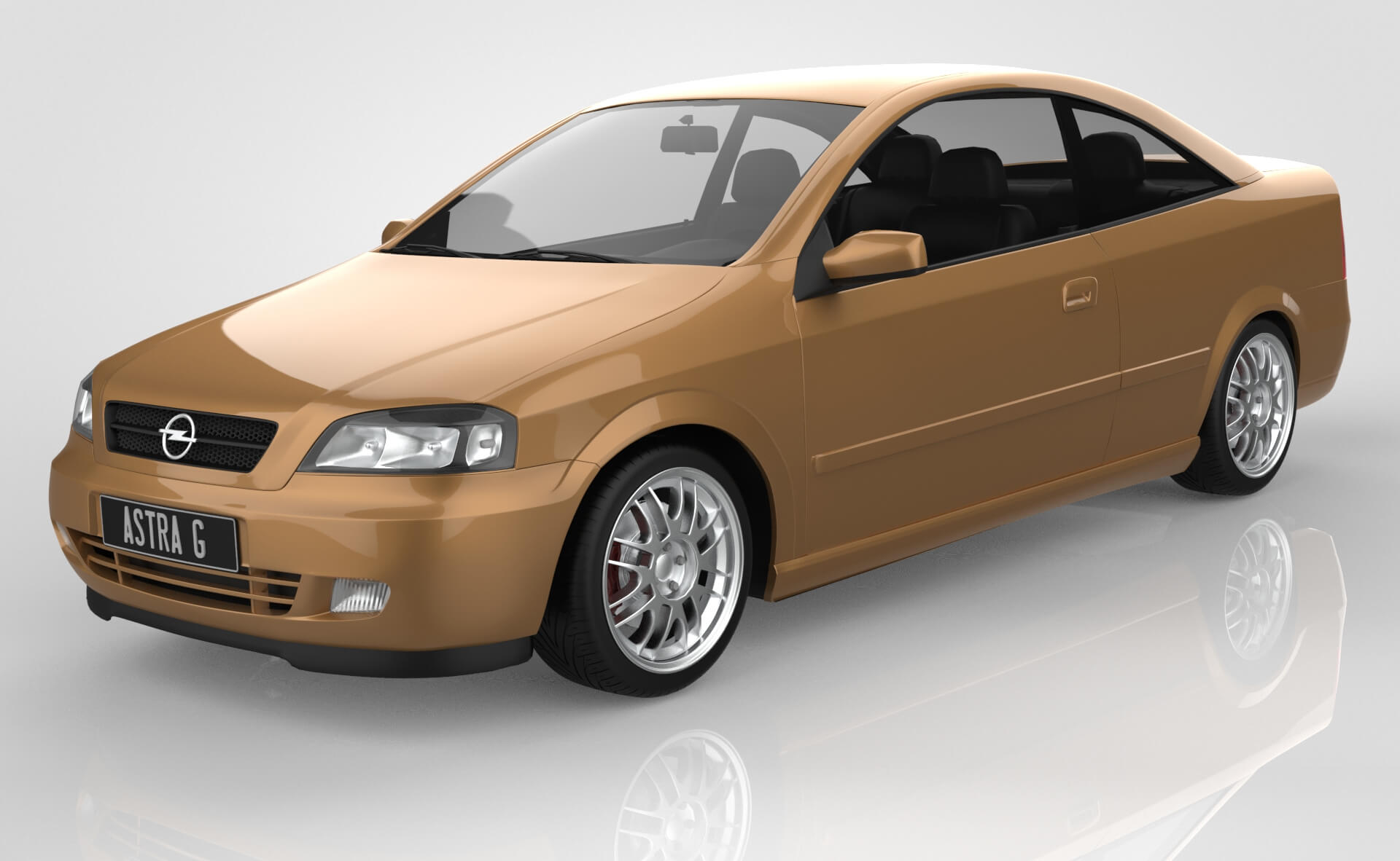 Opel Astra G Coupe Bertone - 3D Model by Carmodels3D