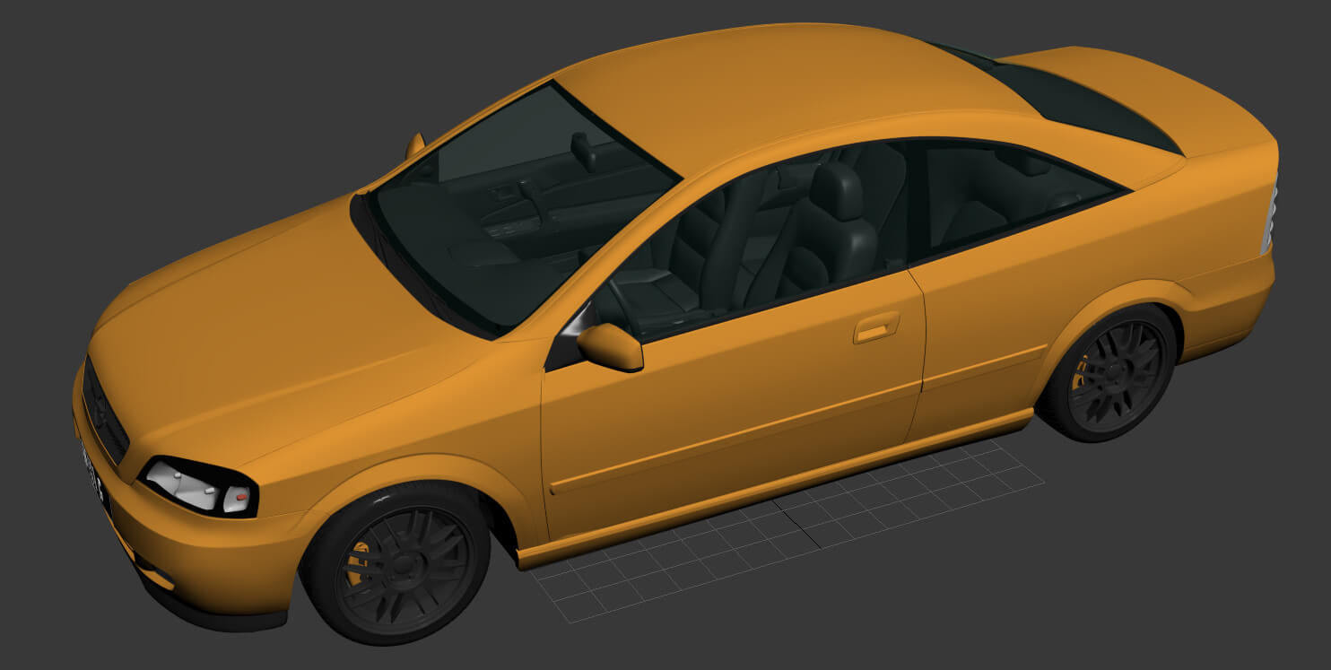 Opel Astra G Coupe Bertone - 3D Model by Carmodels3D