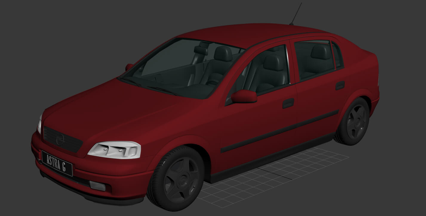 Opel Astra G Hatchback - 3D Model by Carmodels3D