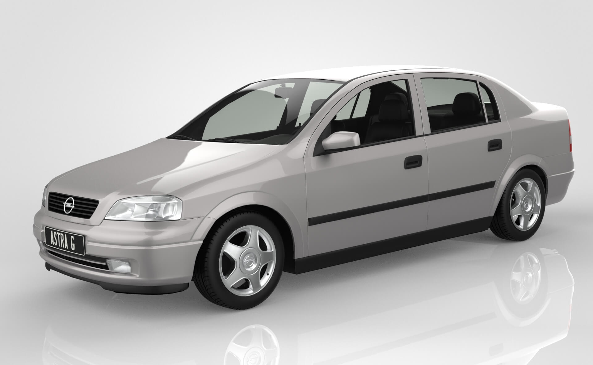 Opel Astra G Sedan - 3D Model by Carmodels3D