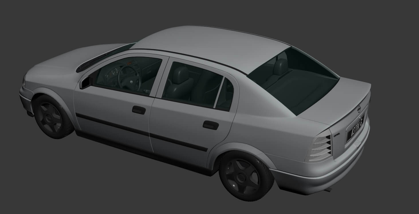 Opel Astra G Sedan - 3D Model by Carmodels3D