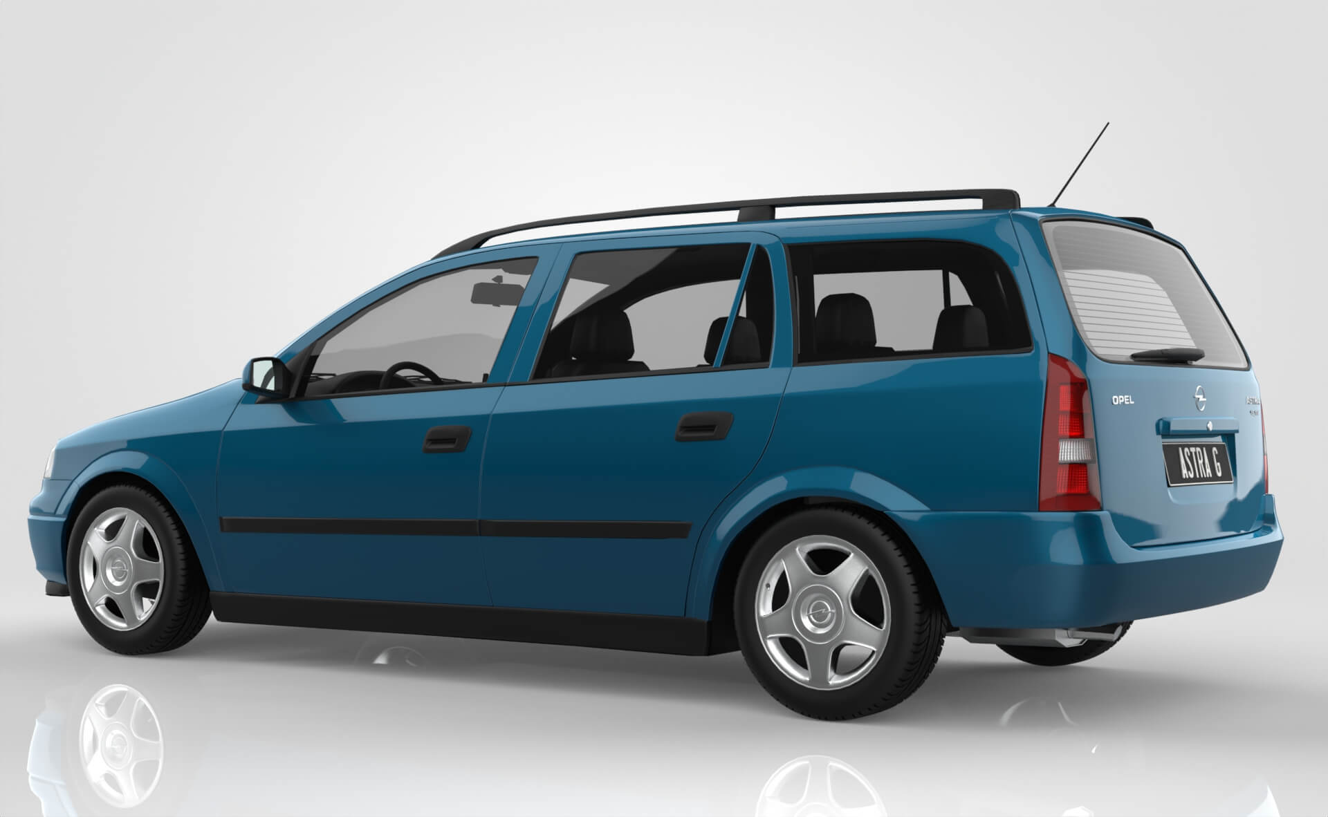 Opel Astra G Station Wagon - 3D Model by Carmodels3D