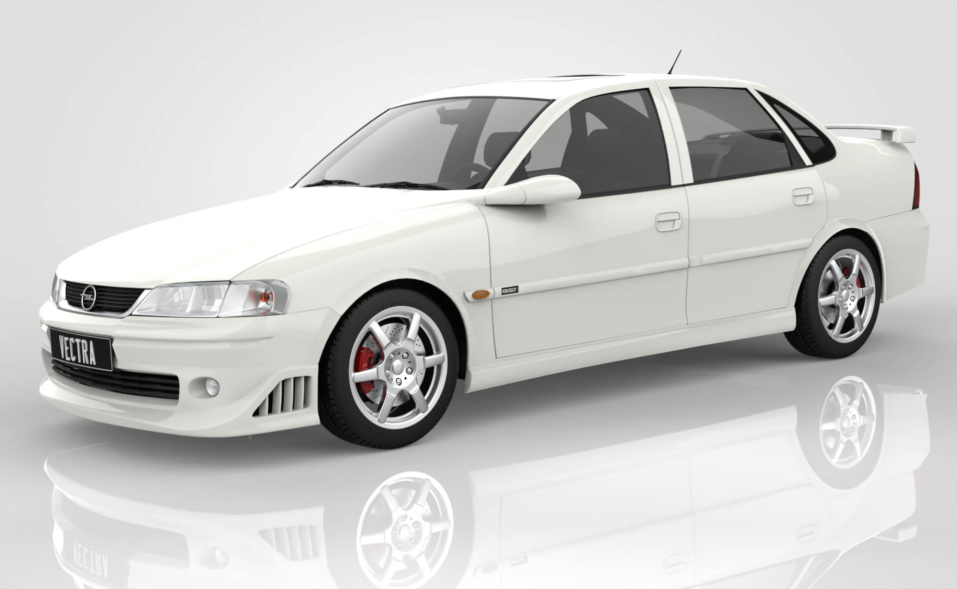 Opel Vectra B GSI - 3D Model by Carmodels3D