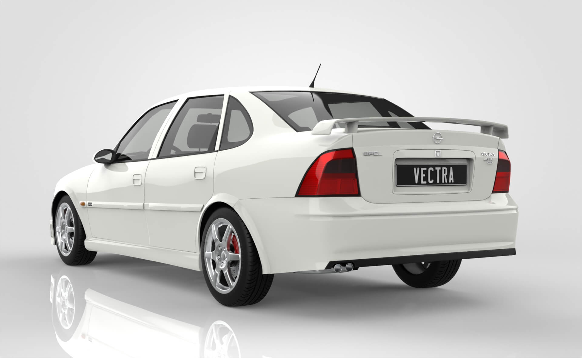 Opel Vectra B GSI - 3D Model by Carmodels3D