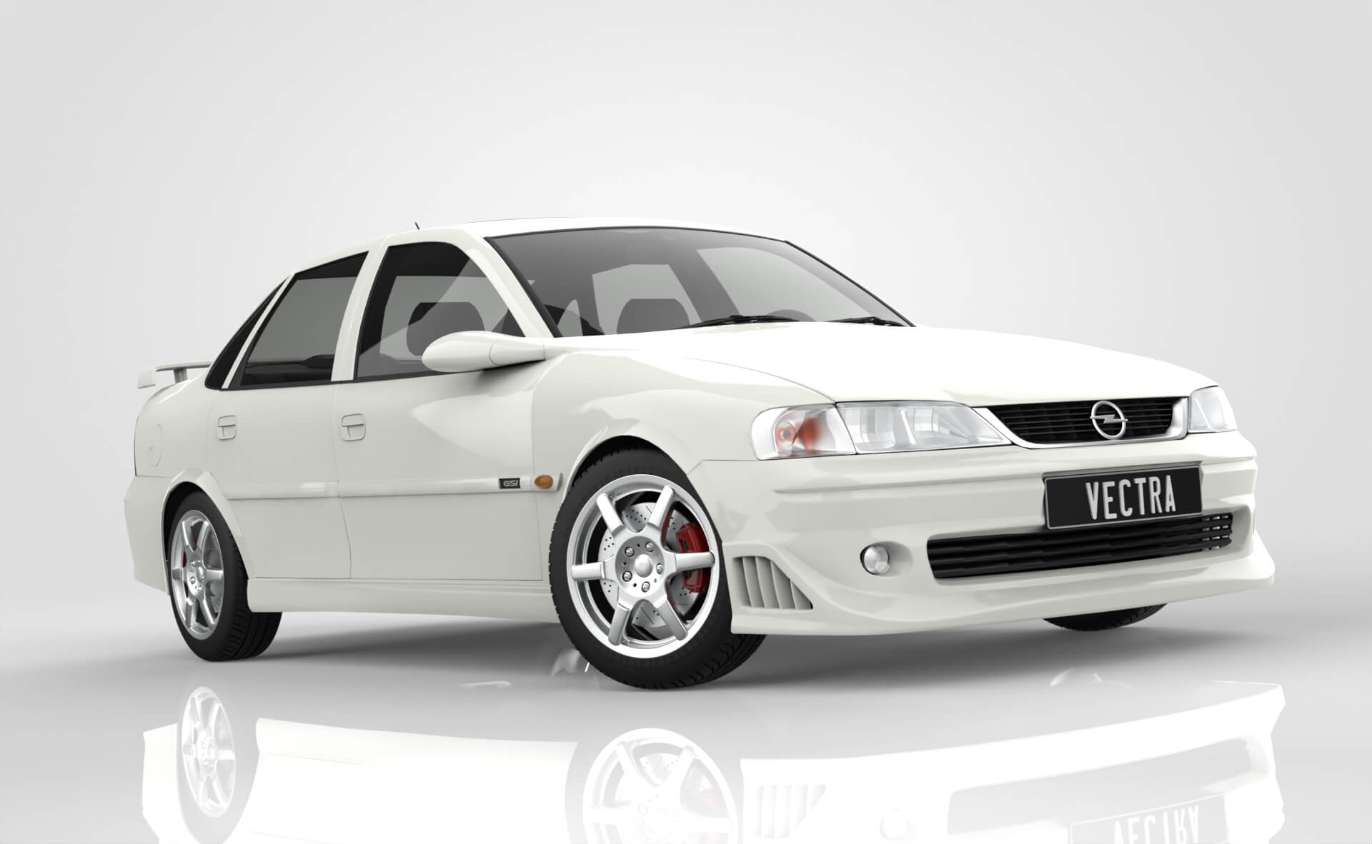 Opel Vectra B GSI - 3D Model by Carmodels3D