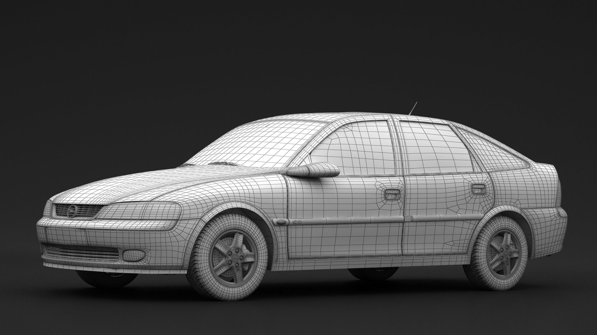 Opel Vectra B HB 1996 - 3D Model by Carmodels3D