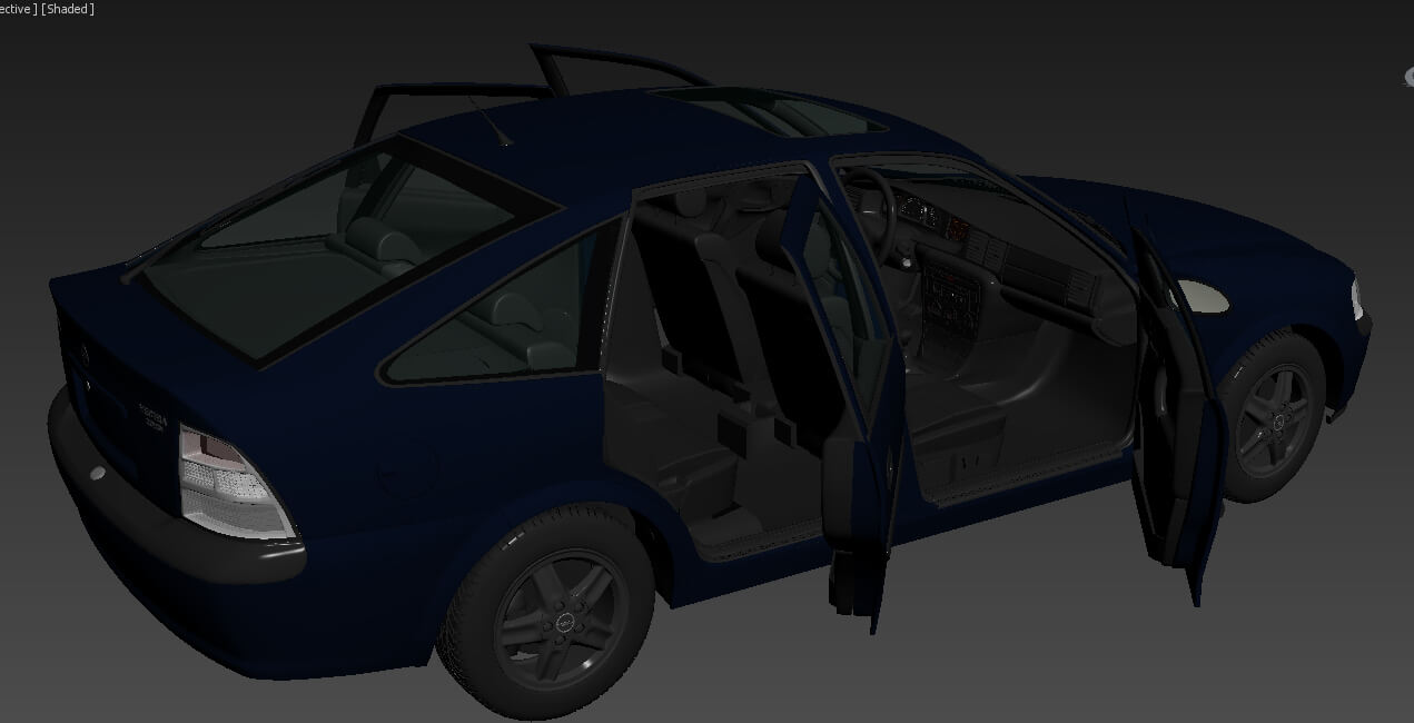Opel Vectra B HB 1996 - 3D Model by Carmodels3D