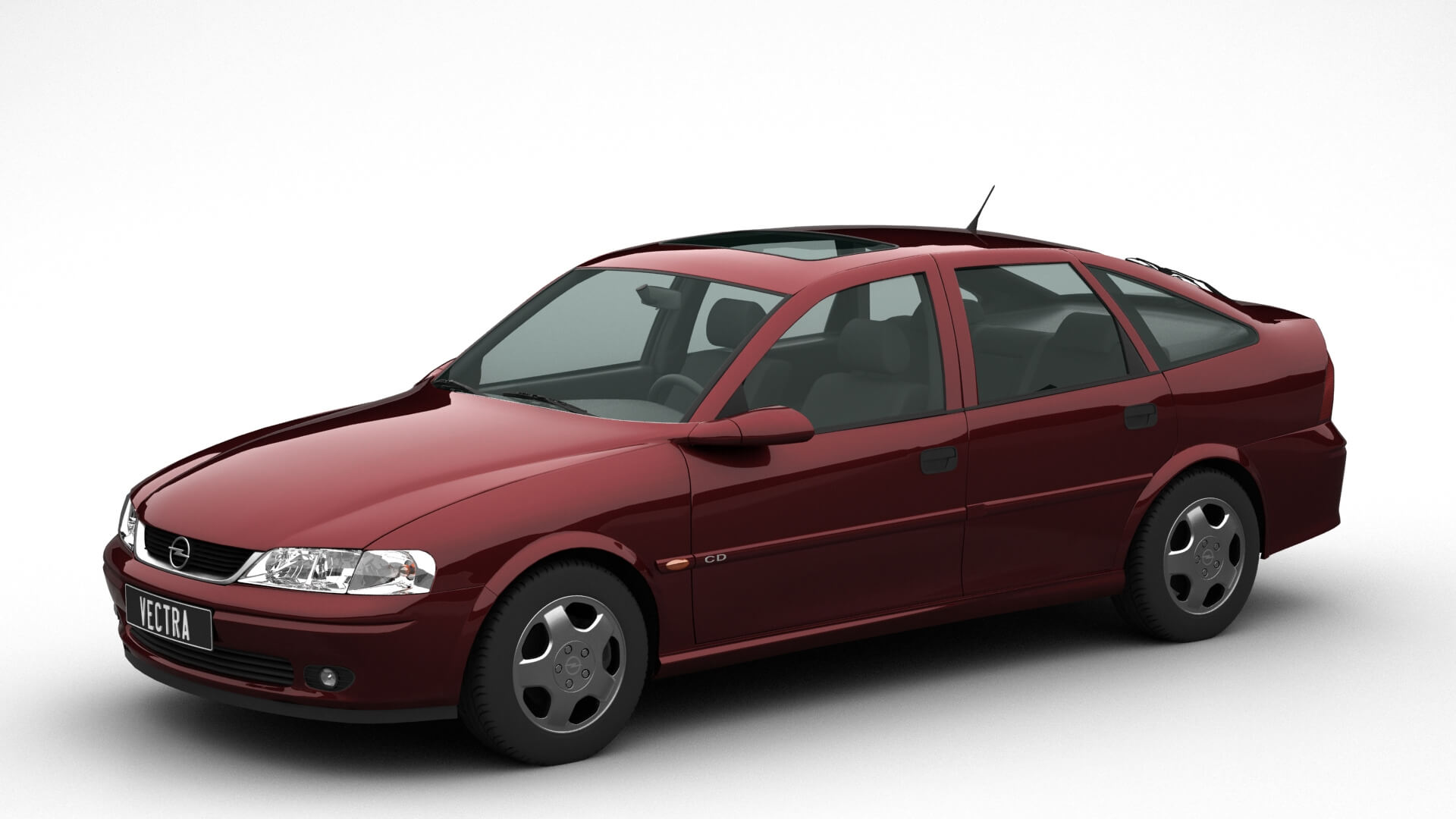 Opel Vectra B HB Facelift - 3D Model by Carmodels3D