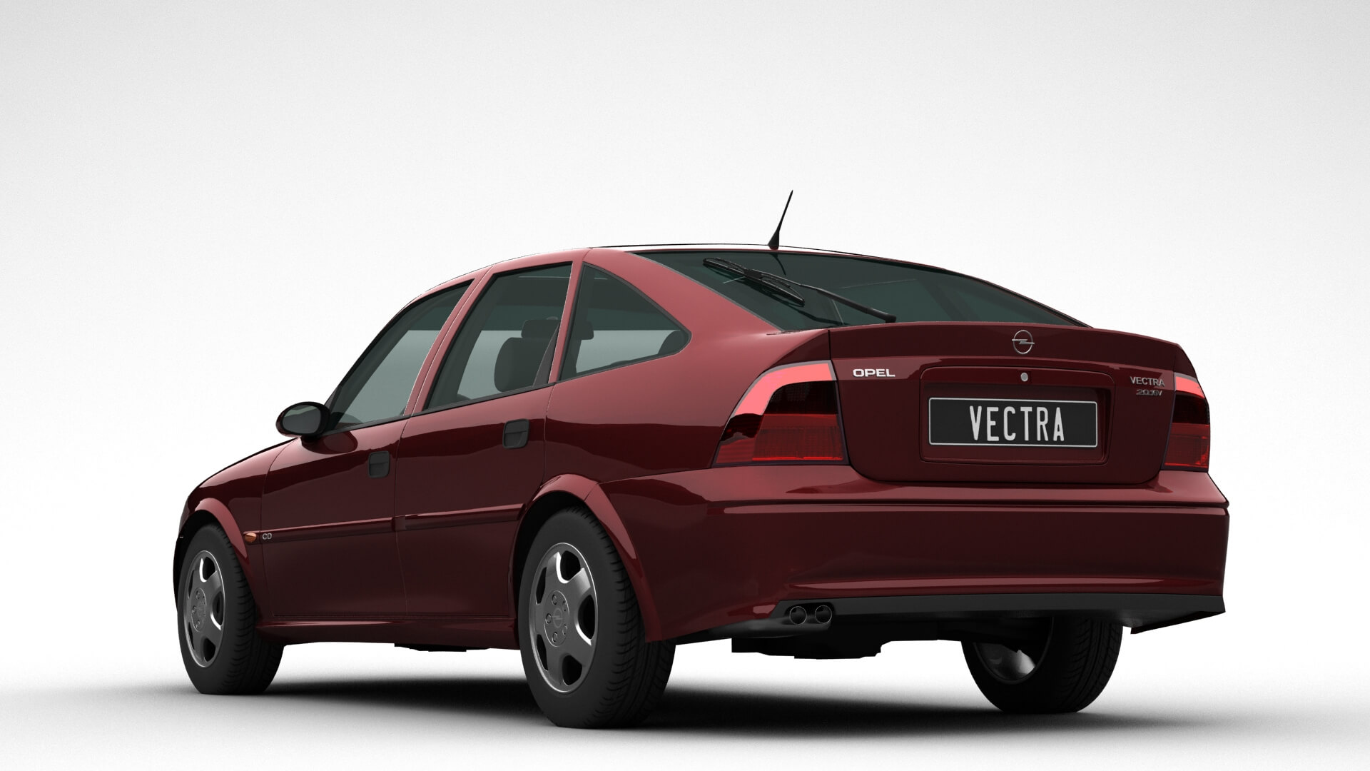 Opel Vectra B HB Facelift - 3D Model by Carmodels3D