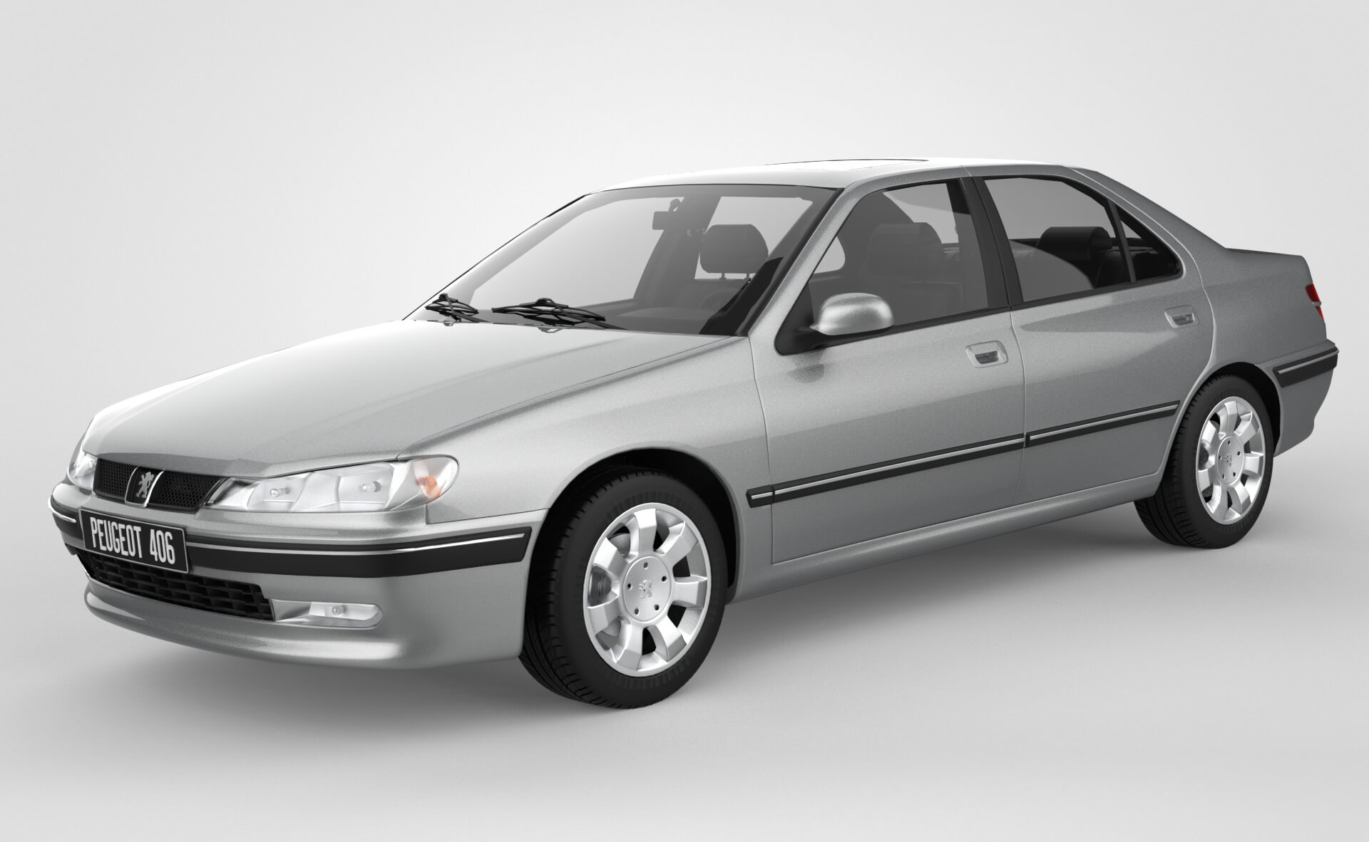 Peugeot 406 Sedan - 3D Model by Carmodels3D
