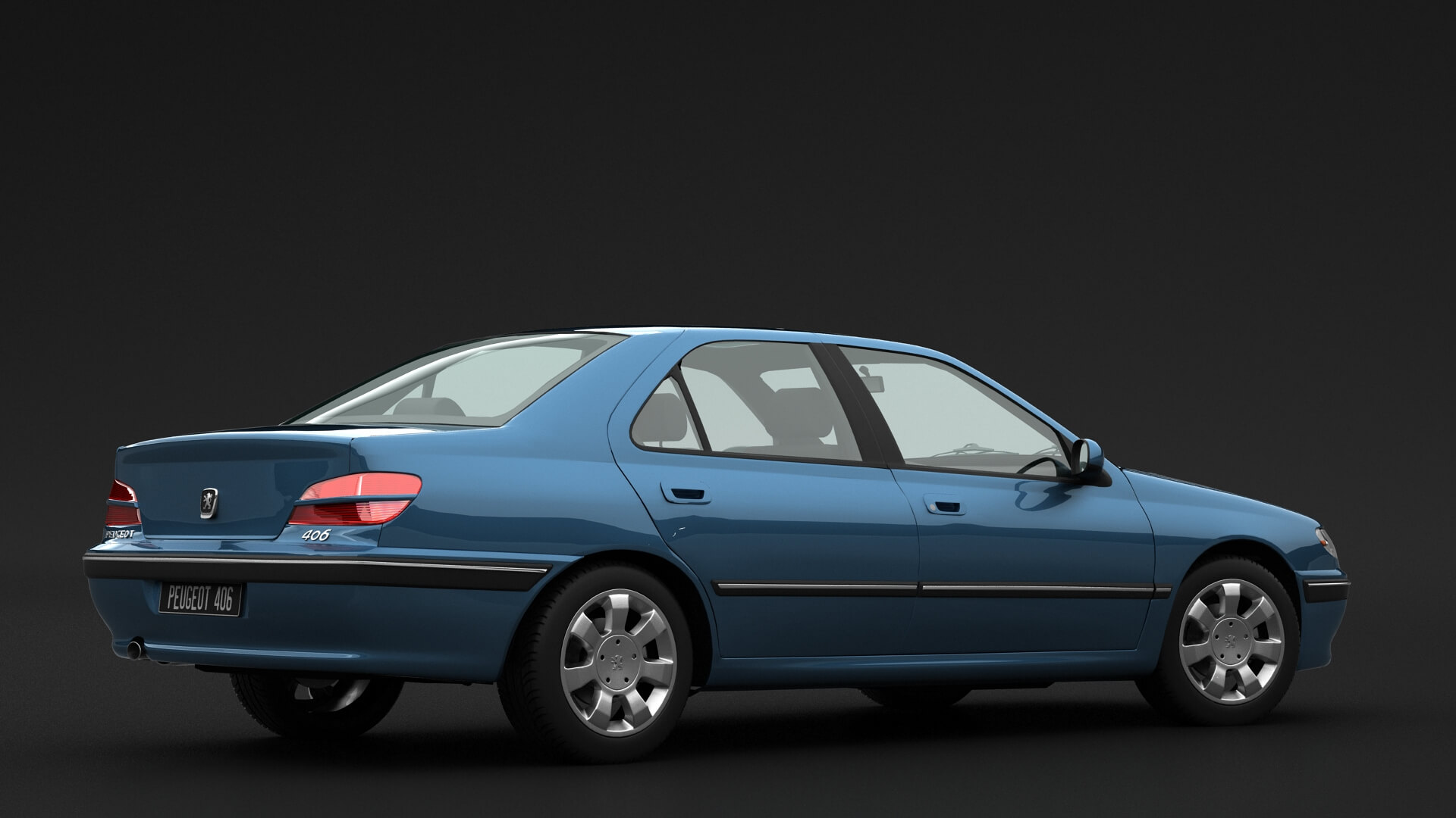 Peugeot 406 Sedan - 3D Model by Carmodels3D