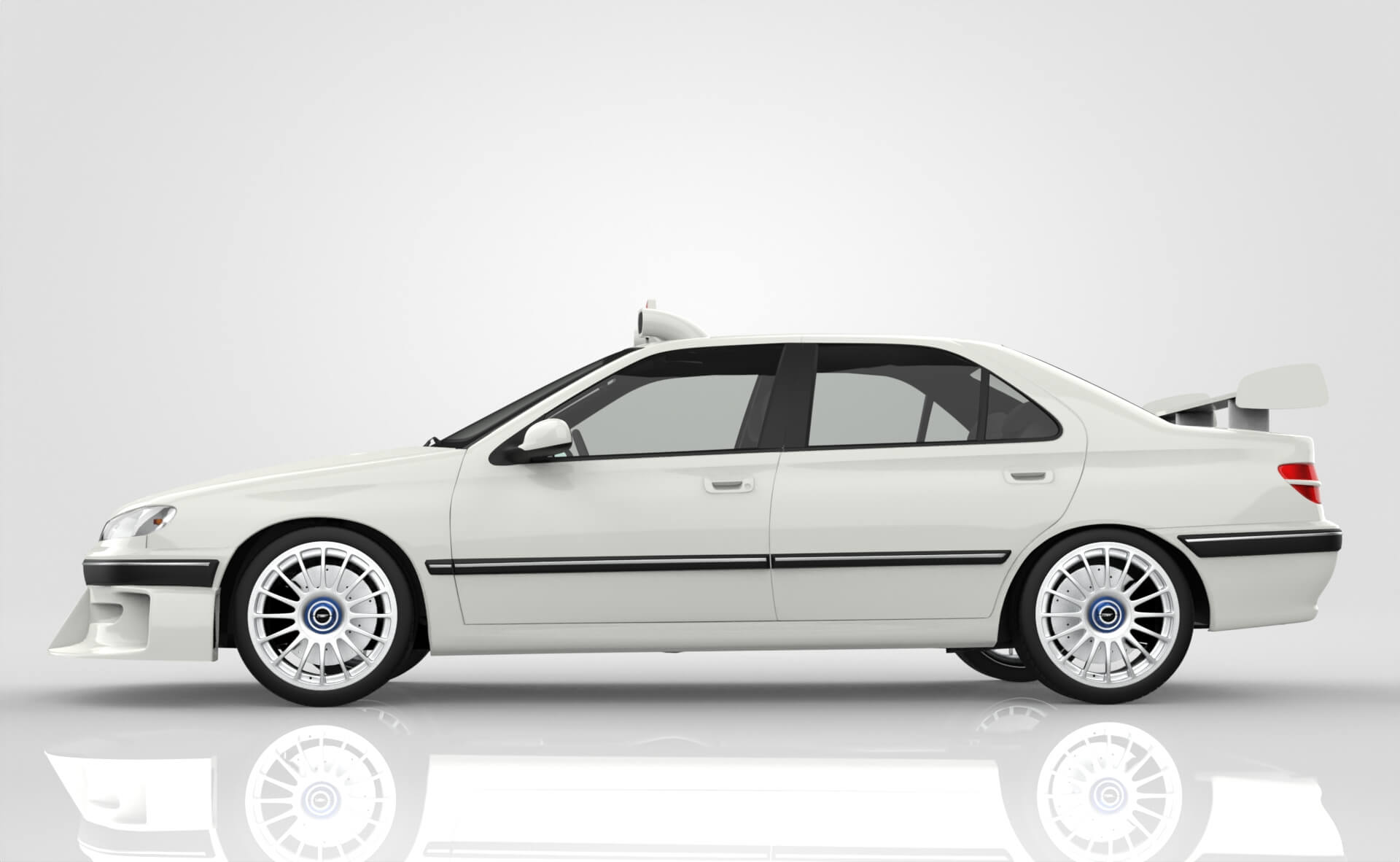 Peugeot 406 Taxi 2 - 3D Model by Carmodels3D