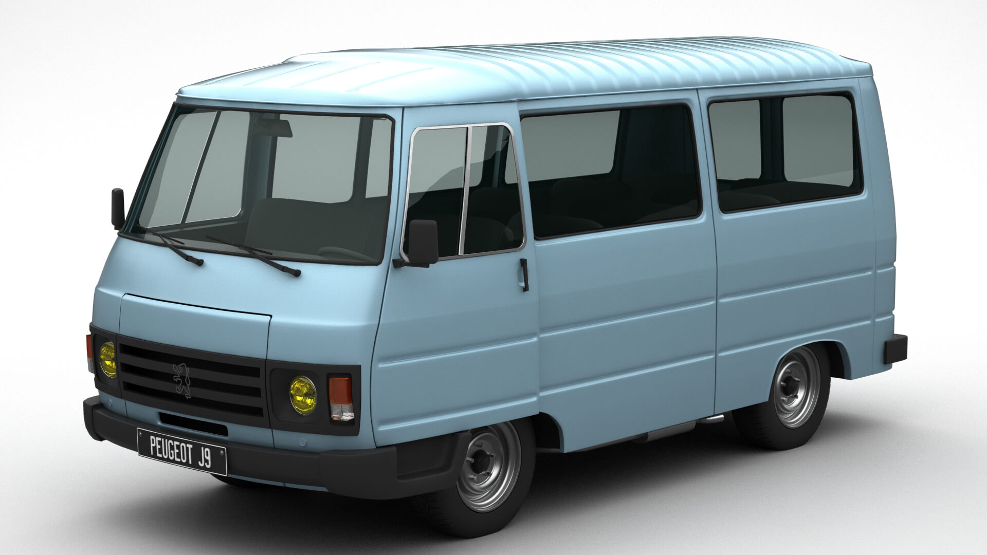 Peugeot J9 Minibus 1981 - 3D Model by Carmodels3D
