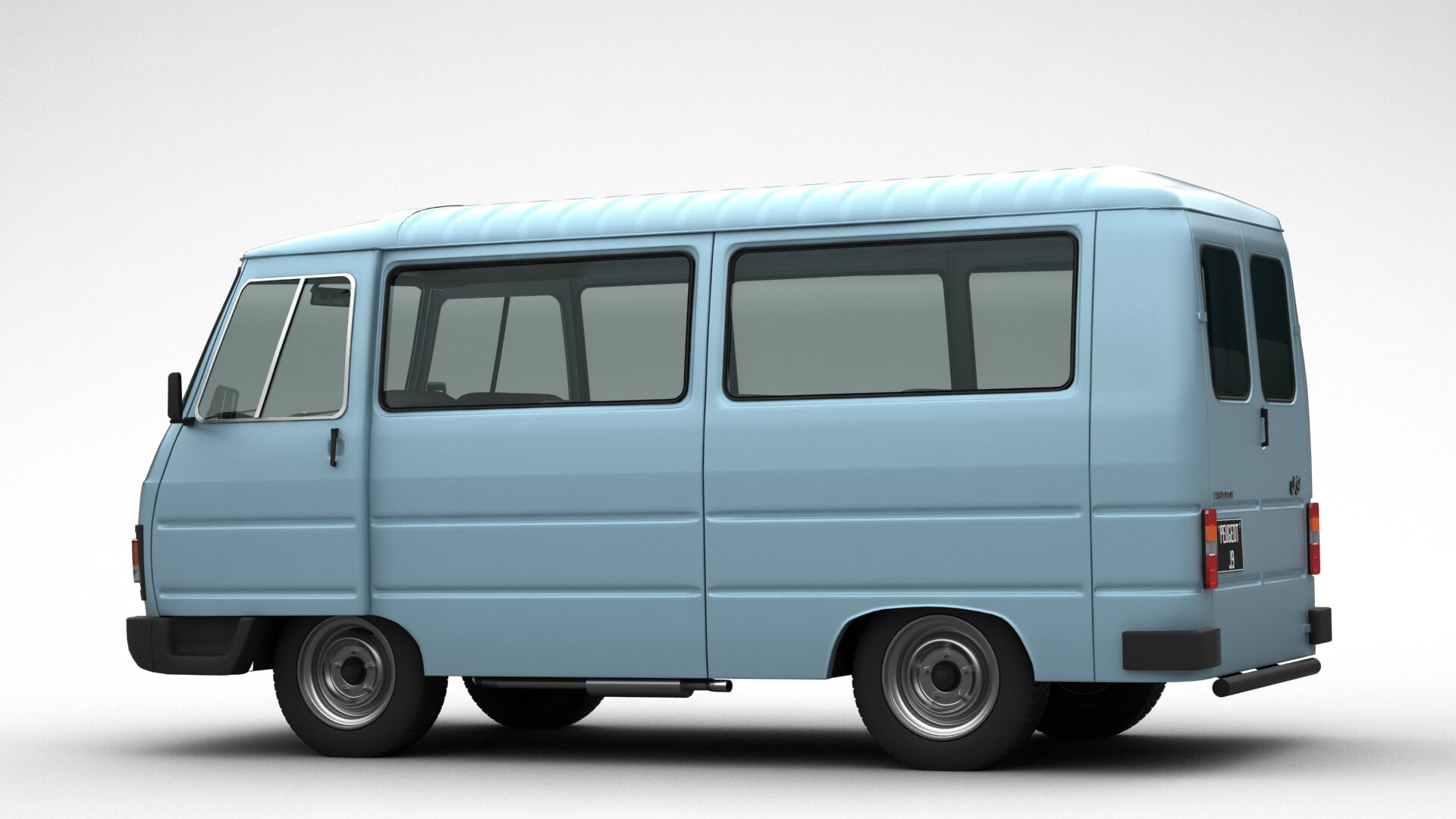 Peugeot J9 Minibus 1981 - 3D Model by Carmodels3D
