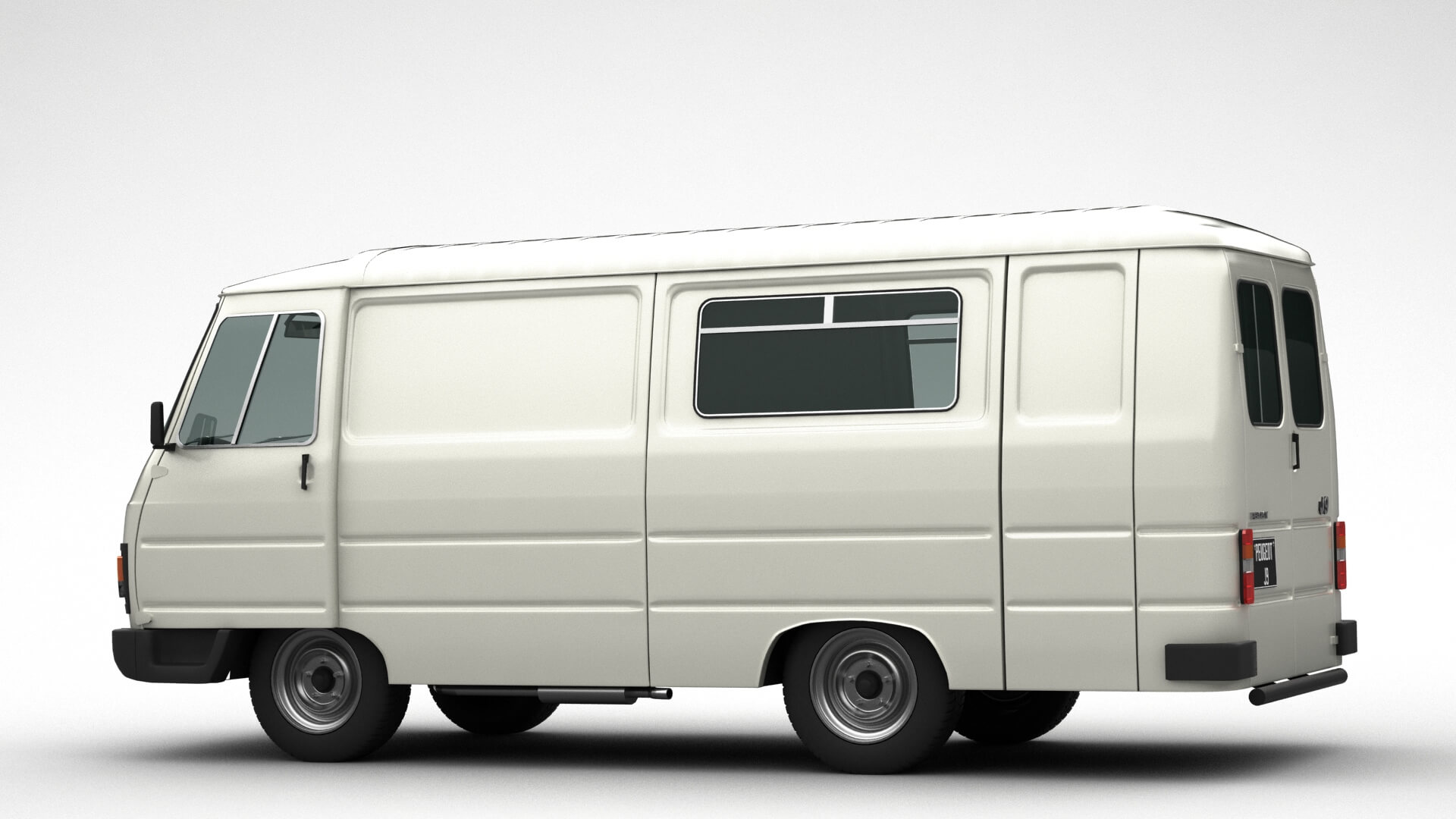 Peugeot J9 Van 1981 - 3D Model by Carmodels3D