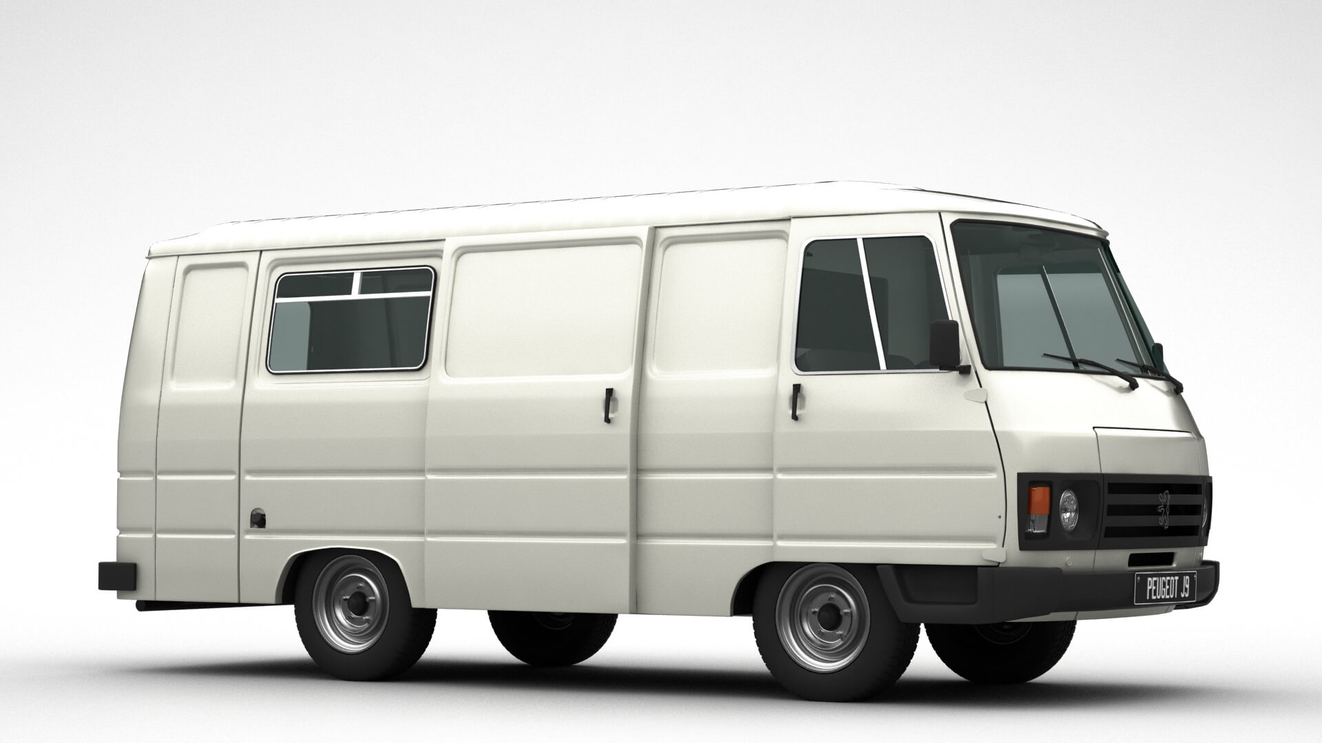 Peugeot J9 Van 1981 - 3D Model by Carmodels3D