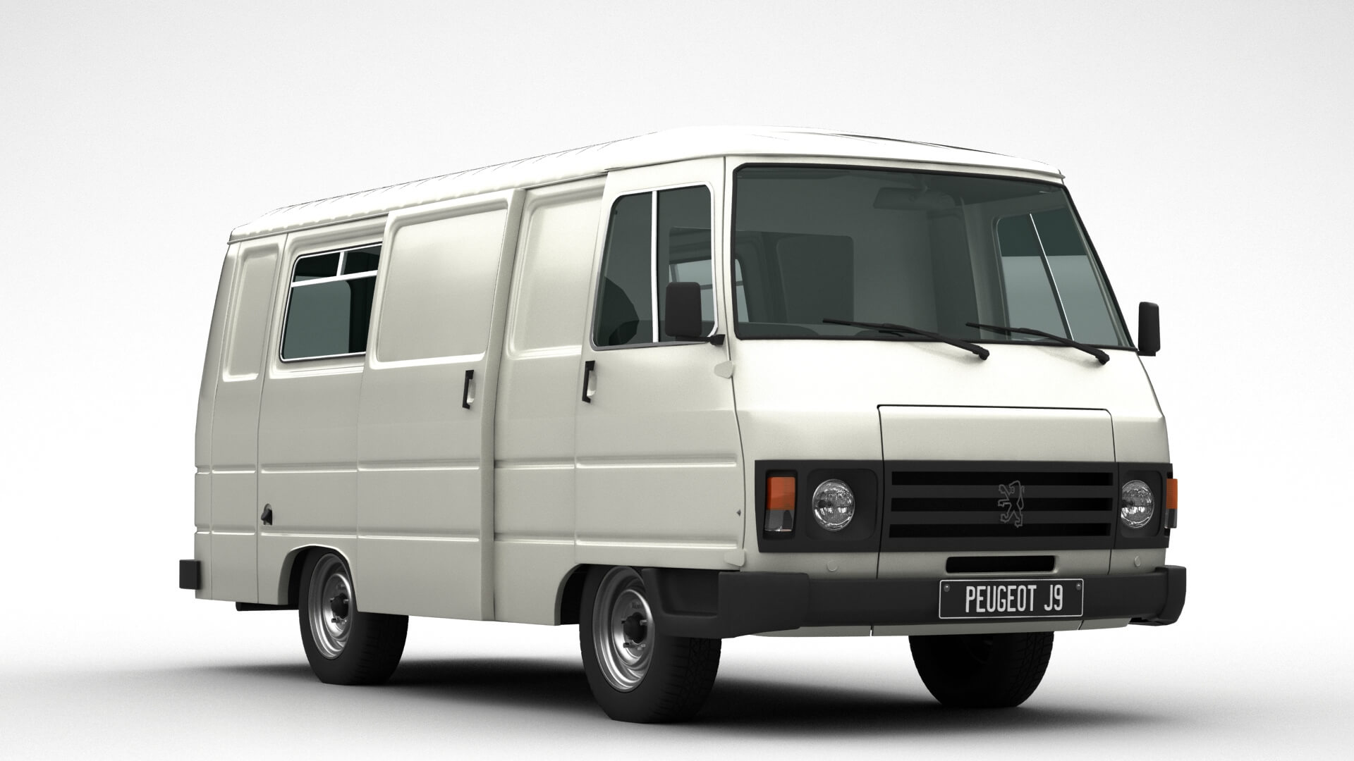 Peugeot J9 Van 1981 - 3D Model by Carmodels3D