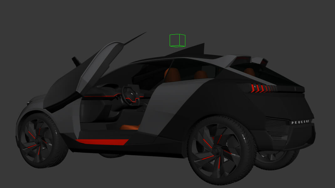 Peugeot Quartz Concept 2015 - 3D Model by Carmodels3D