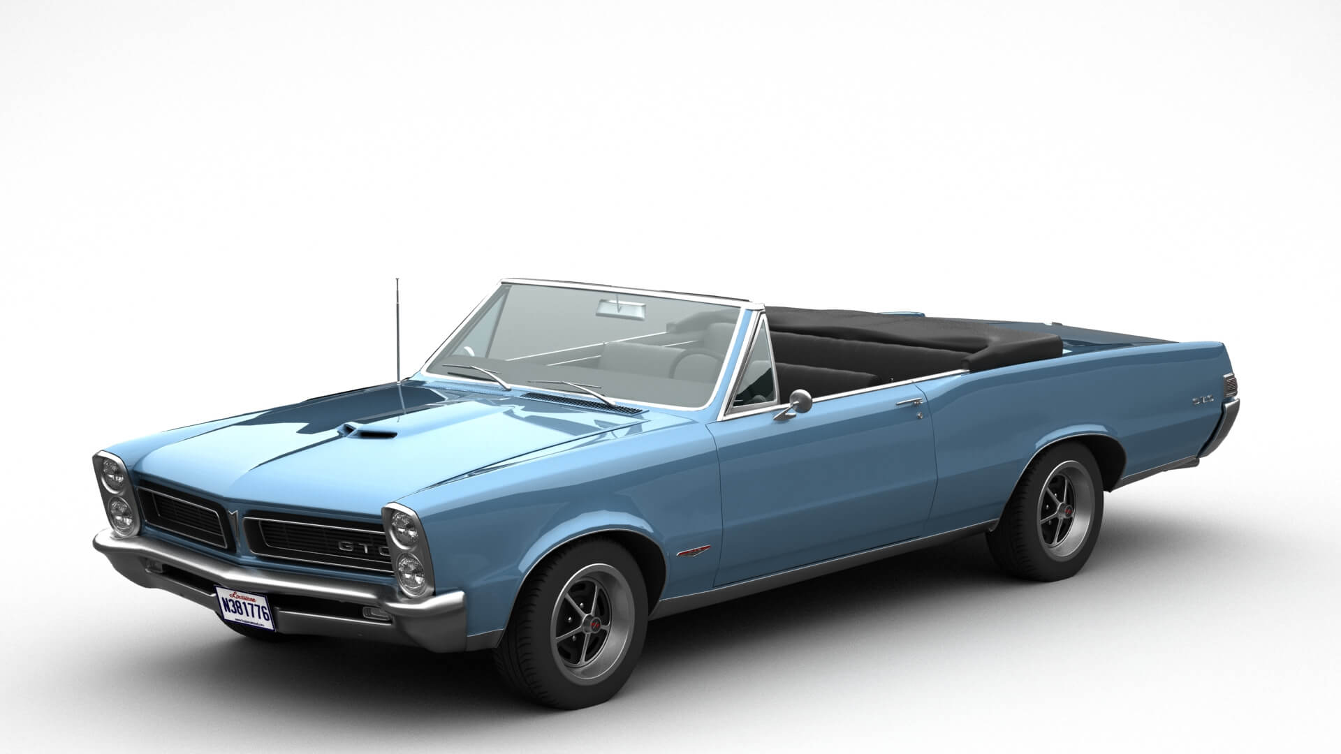 Pontiac GTO Convertible 1965 - 3D Model by Carmodels3D