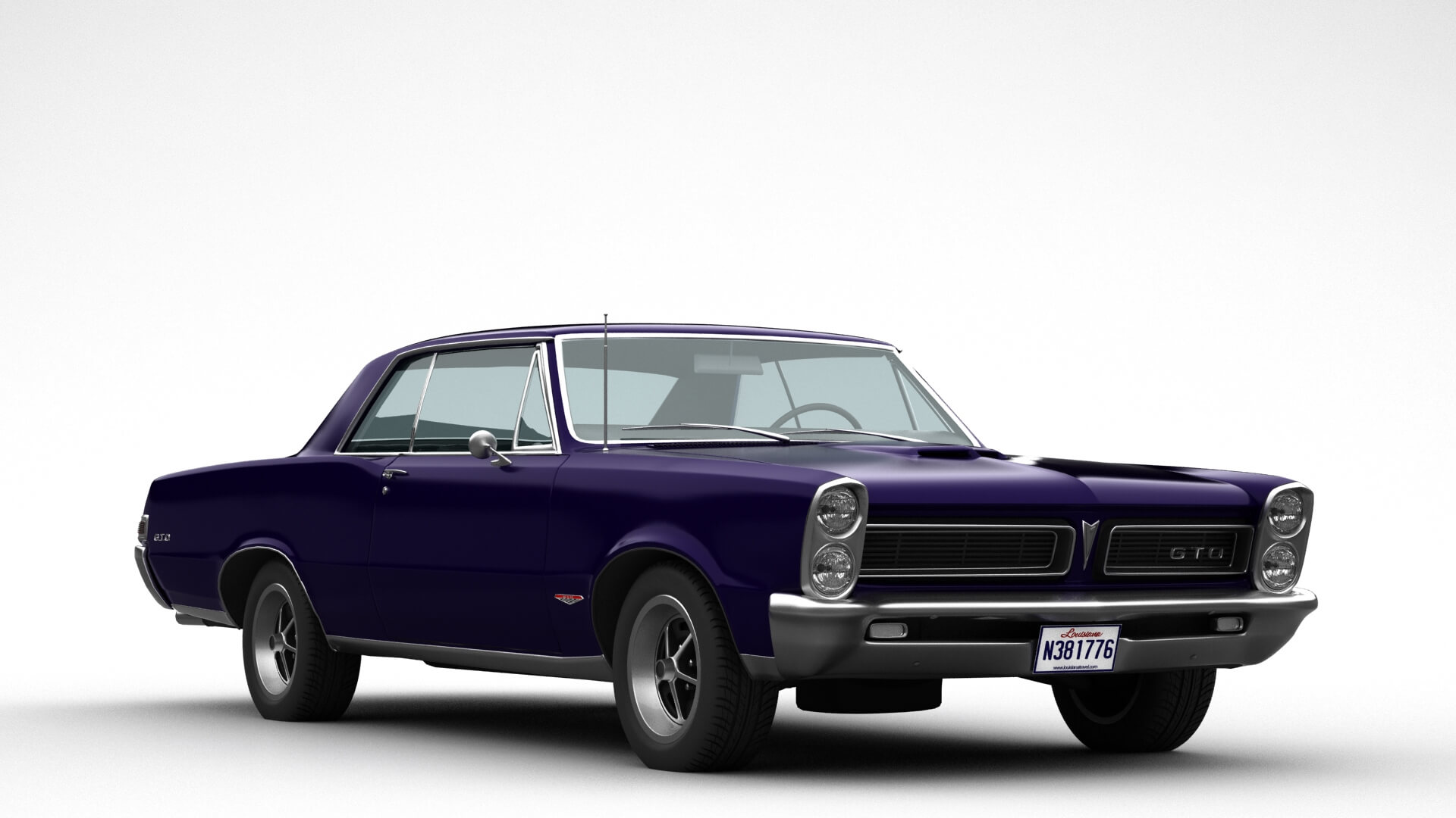 Pontiac GTO Hardtop 1965 - 3D Model by Carmodels3D