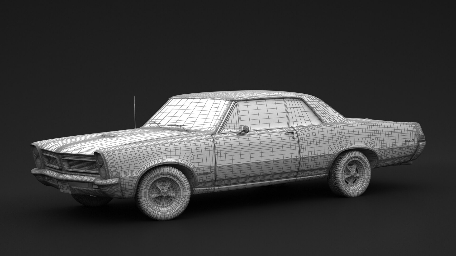 Pontiac GTO Hardtop 1965 - 3D Model by Carmodels3D