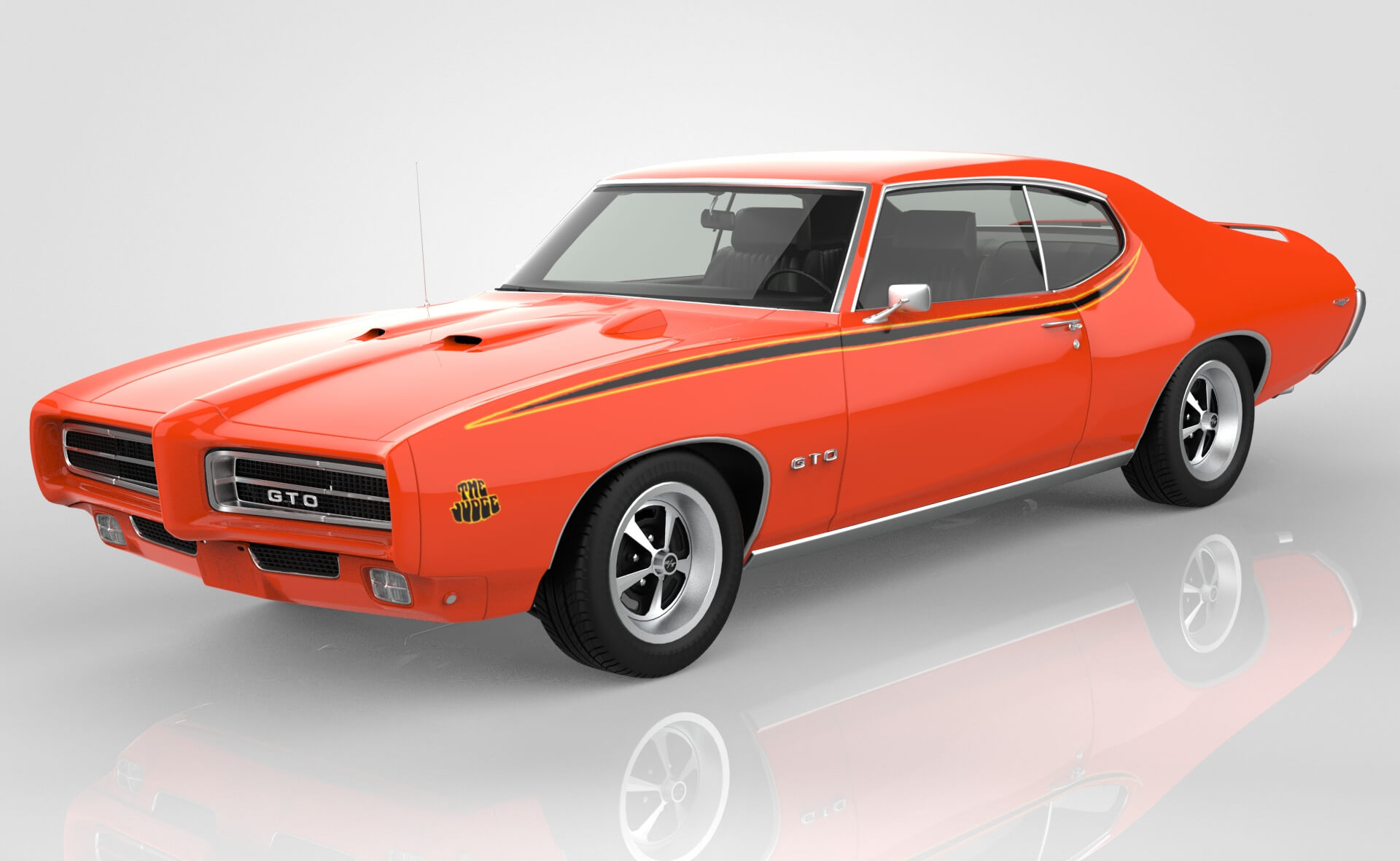Pontiac GTO The Judge 1969 - 3D Model by Carmodels3D