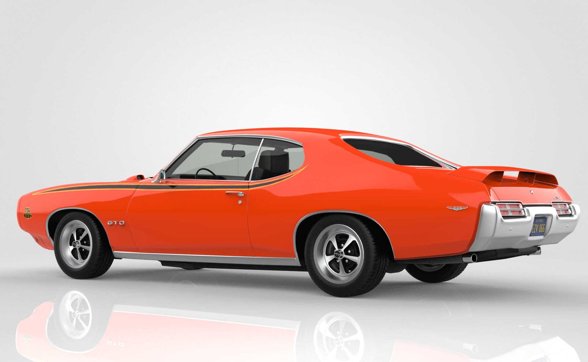 Pontiac GTO The Judge 1969 - 3D Model by Carmodels3D
