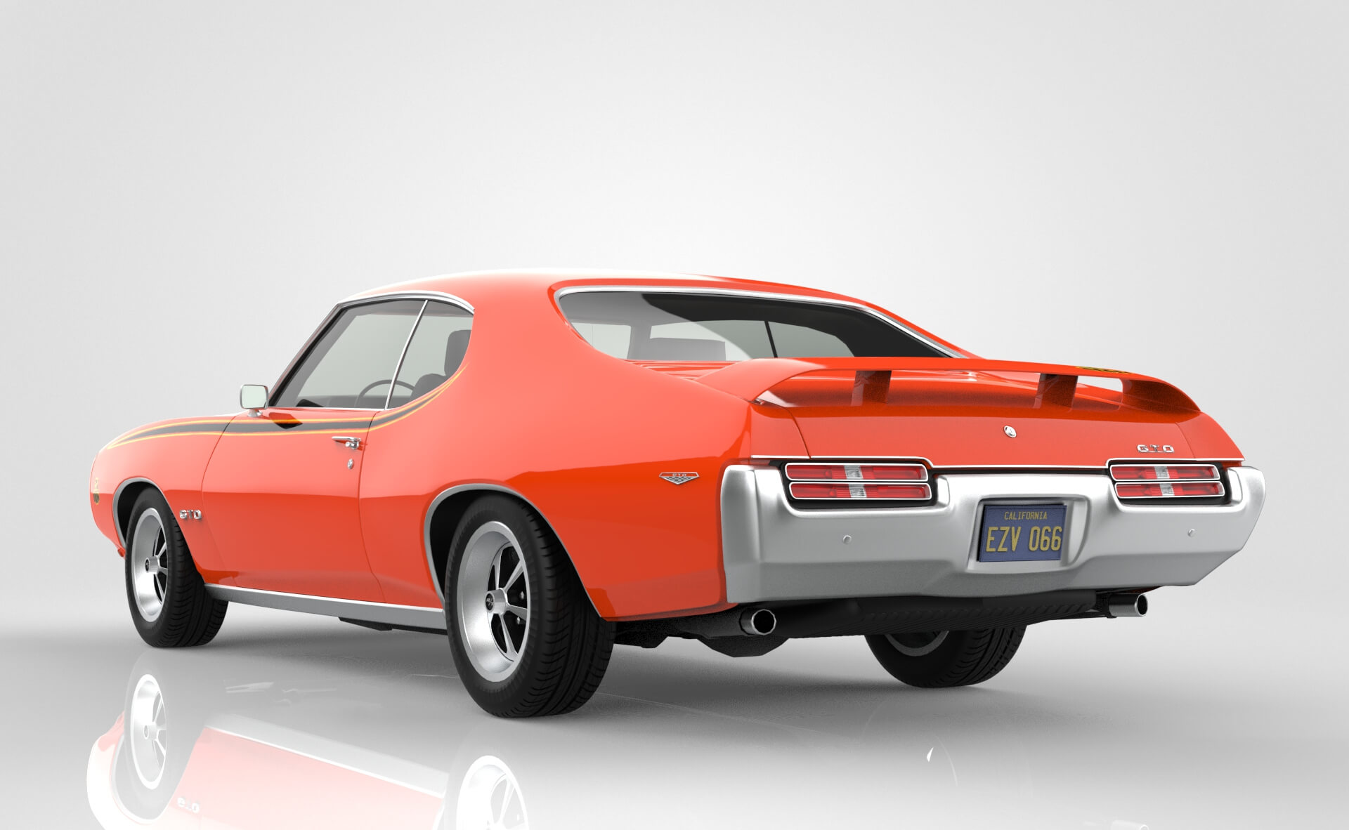 Pontiac GTO The Judge 1969 - 3D Model by Carmodels3D