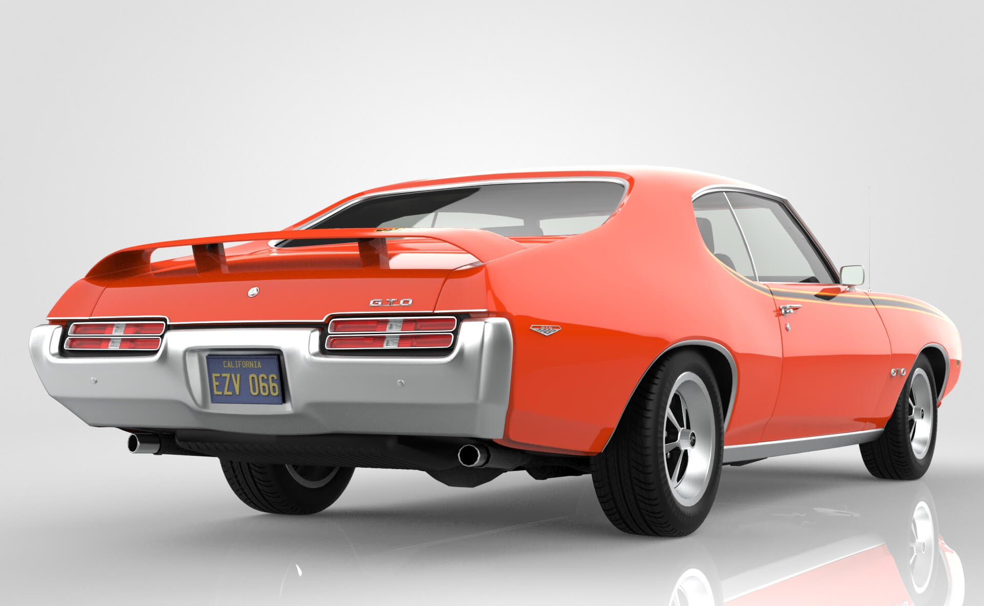 Pontiac GTO The Judge 1969 - 3D Model by Carmodels3D