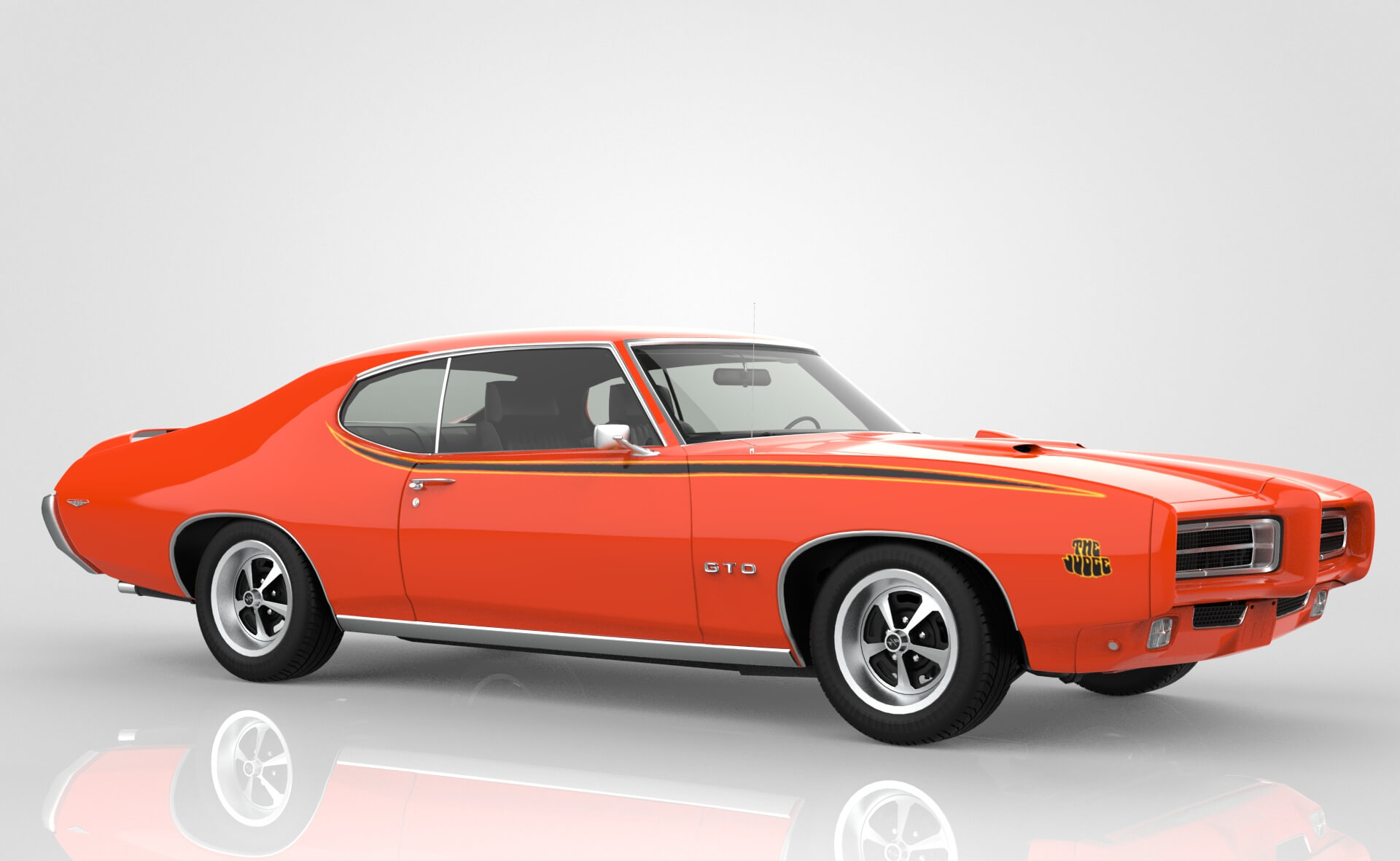 Pontiac GTO The Judge 1969 - 3D Model by Carmodels3D