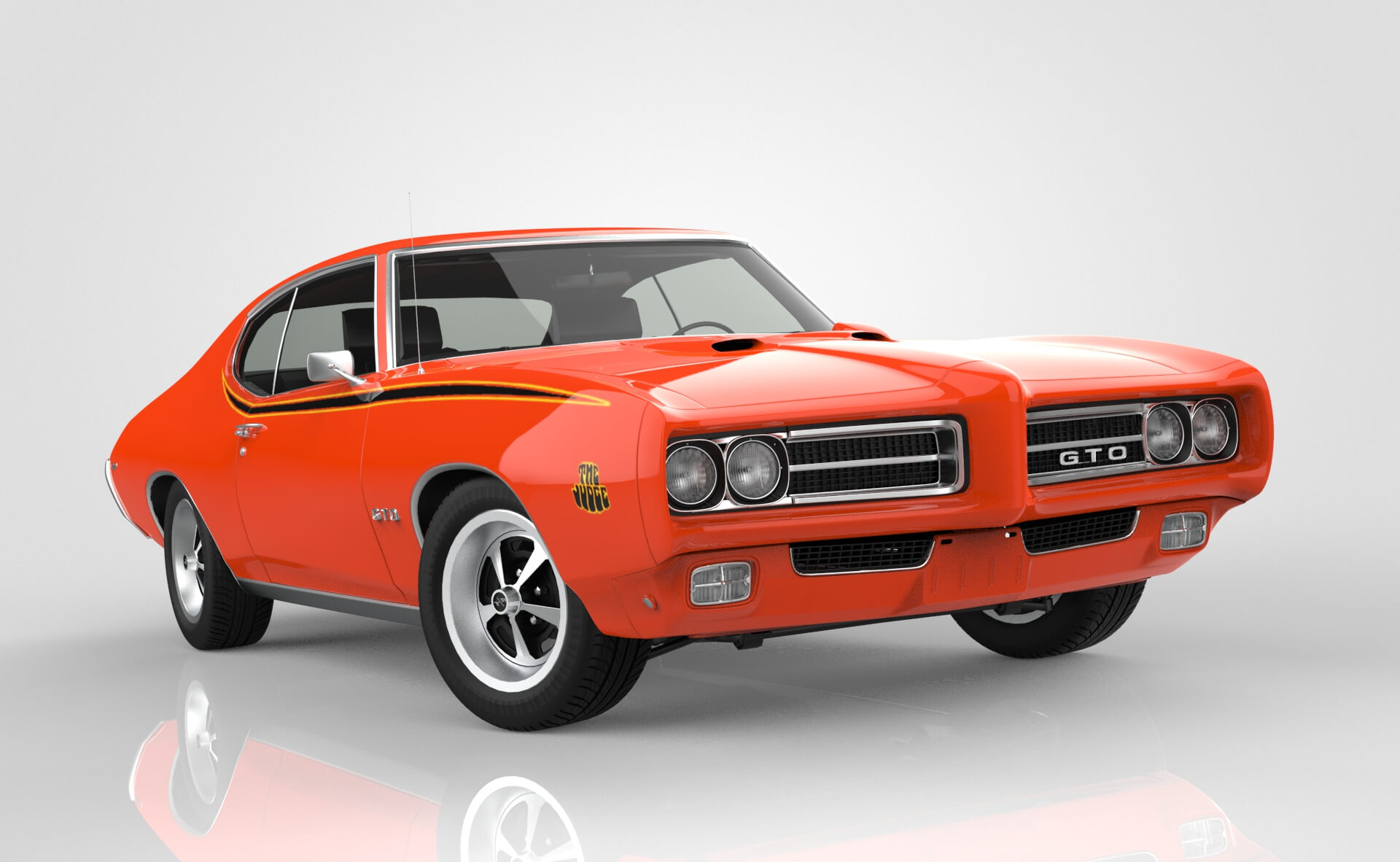 Pontiac GTO The Judge 1969 - 3D Model by Carmodels3D