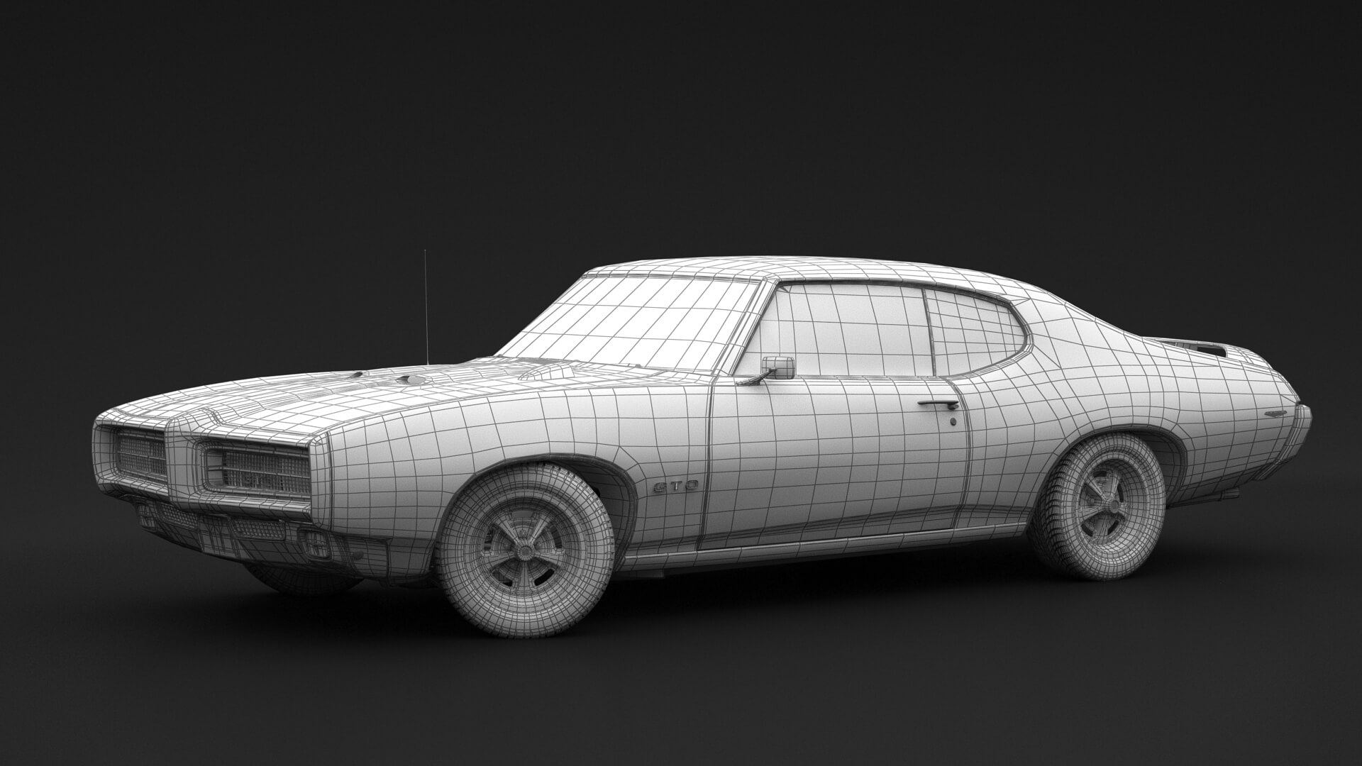 Pontiac GTO The Judge 1969 - 3D Model by Carmodels3D