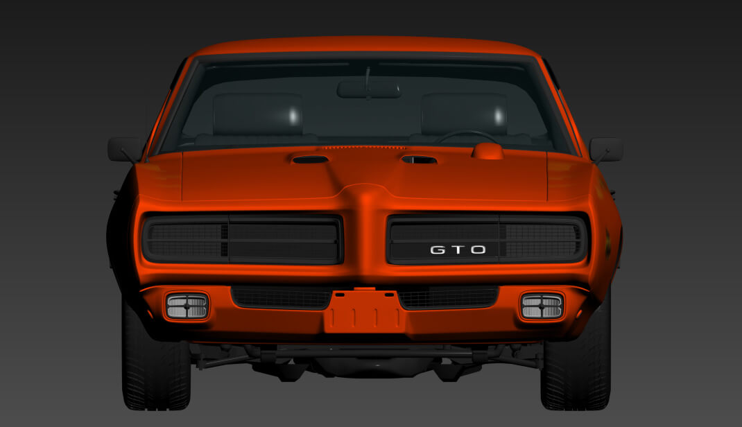 Pontiac GTO The Judge 1969 - 3D Model by Carmodels3D