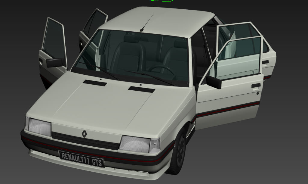 Renault 11 GTS - 3D Model by Carmodels3D