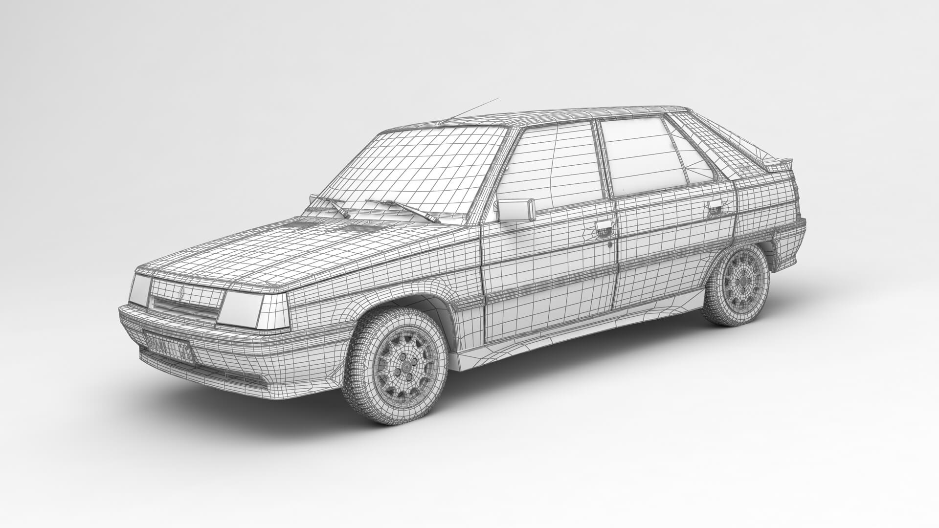Renault 11 GTS - 3D Model by Carmodels3D