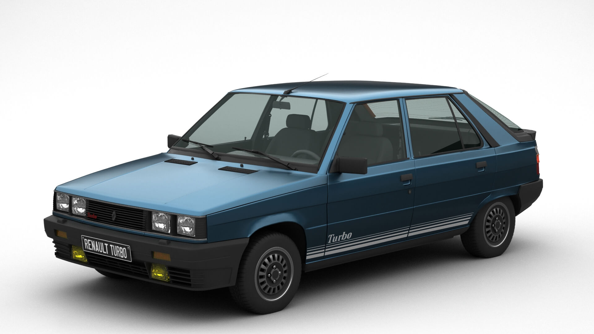 Renault 11 Turbo 1986 - 3D Model by Carmodels3D