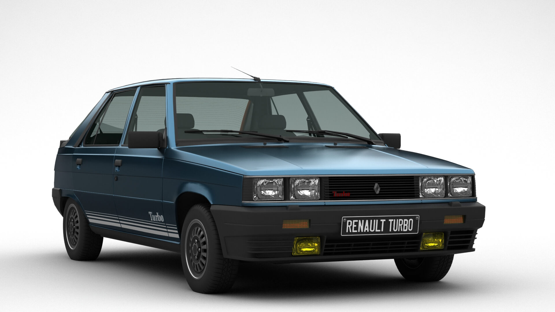Renault 11 Turbo 1986 - 3D Model by Carmodels3D