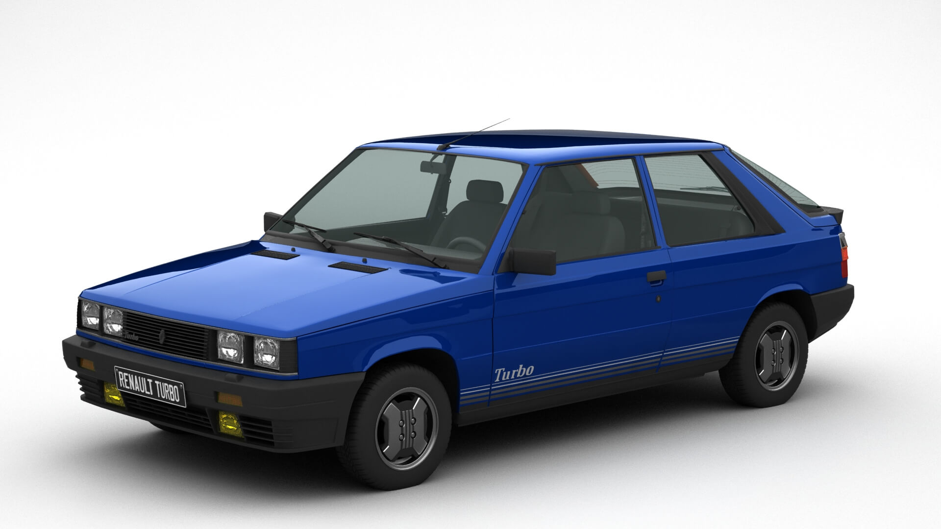 Renault 11 Turbo Coupe 1985 - 3D Model by Carmodels3D