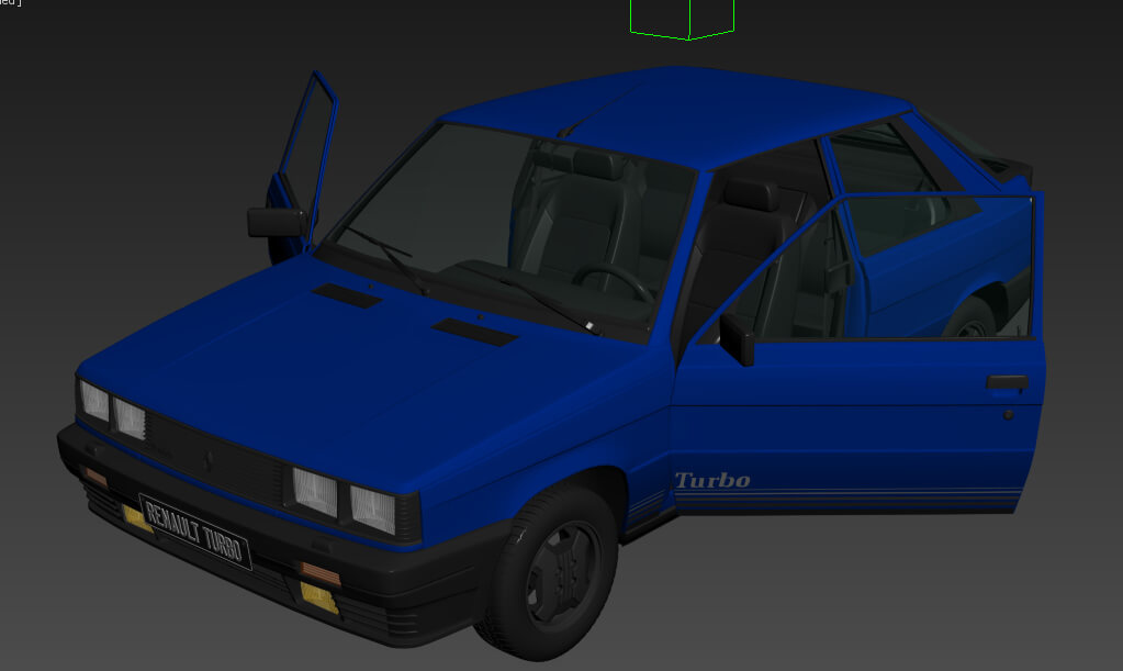 Renault 11 Turbo Coupe 1985 - 3D Model by Carmodels3D