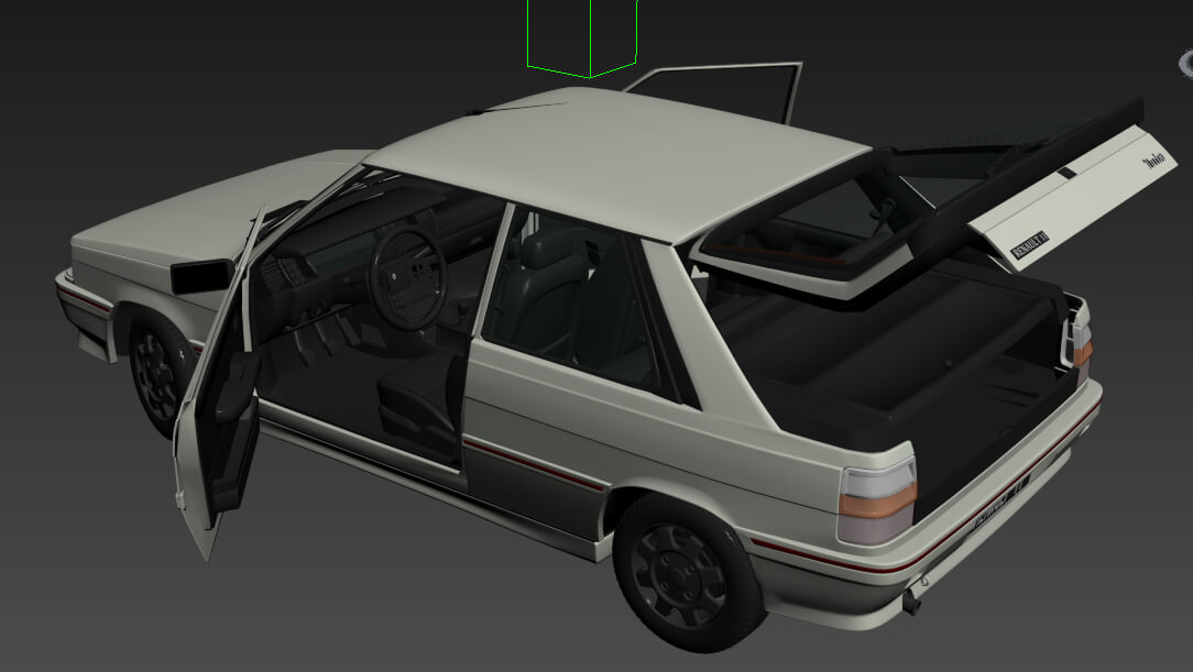 Renault 11 Turbo Coupe - 3D Model by Carmodels3D