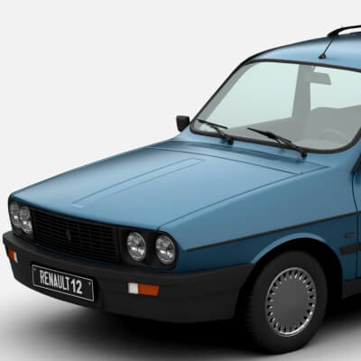 Renault 12 Stw Toros - 3D Model by Carmodels3D