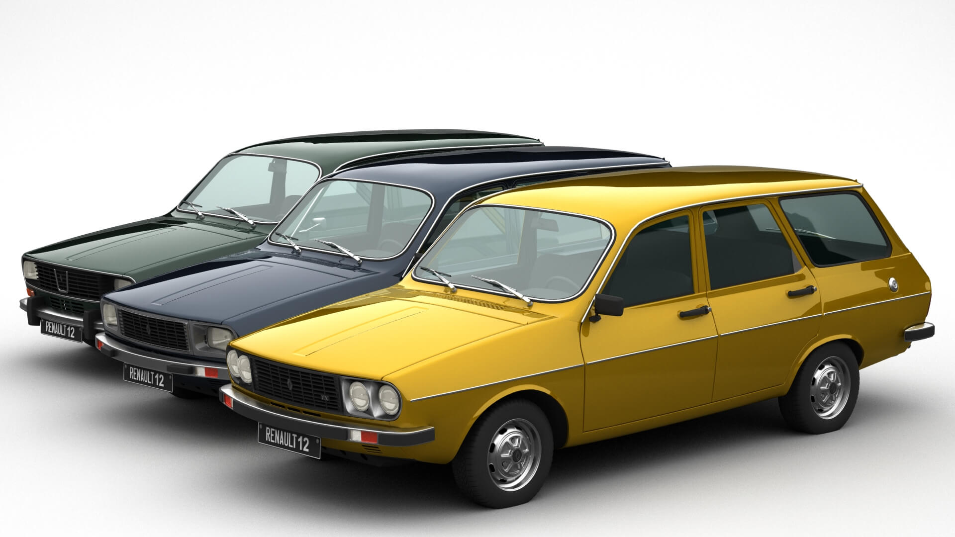 Renault 12 SW Pack - 3D Model by Carmodels3D