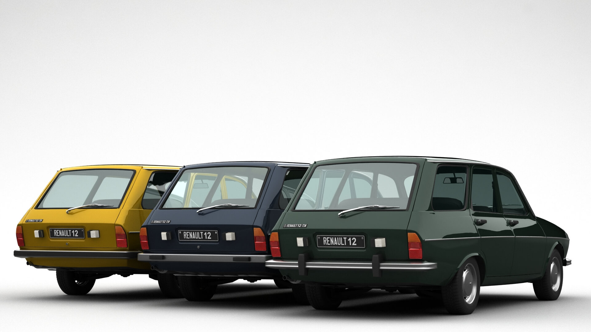 Renault 12 SW Pack - 3D Model by Carmodels3D
