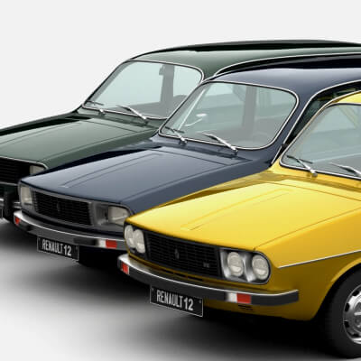 Renault 12 SW Pack - 3D Model by Carmodels3D