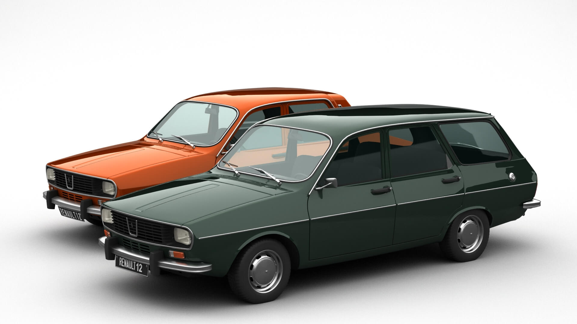 Renault 12 Tl Sedan - Break 3D Model by Carmodels3D
