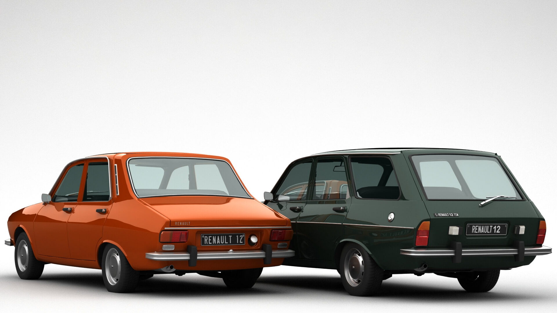 Renault 12 Tl Sedan - Break 3D Model by Carmodels3D
